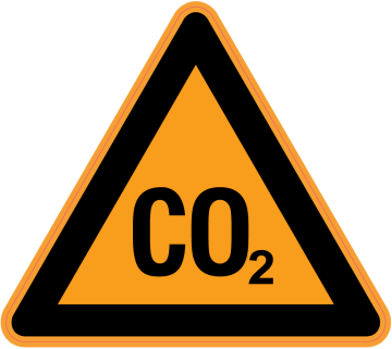 Panneau Danger C02 | Autocollants-Stickers