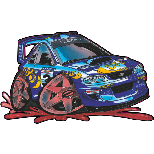 Autocollant 025-WRC | Autocollants-Stickers