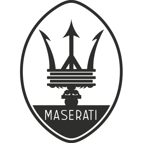 Sticker Maserati Logo - ref.11577 | Autocollants-Stickers