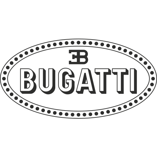 Sticker Bugatti Logo 3 - ref.11673 | Autocollants-Stickers