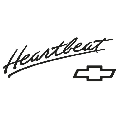 Sticker Heartbeat Chevrolet - ref.1293 | Autocollants-Stickers