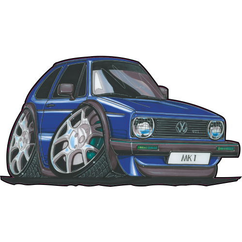 Autocollant 164-Golf MK1 | Autocollants-Stickers