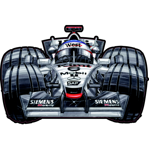 Autocollant F1_Kimi_Raikkonen | Autocollants-Stickers
