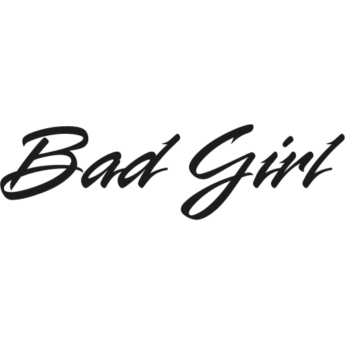 bad girl - ref.1898 | Autocollants-Stickers