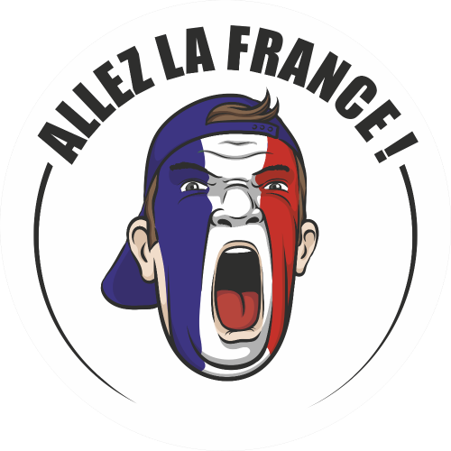 Football Allez La France - ref.d7304 | Autocollants-Stickers