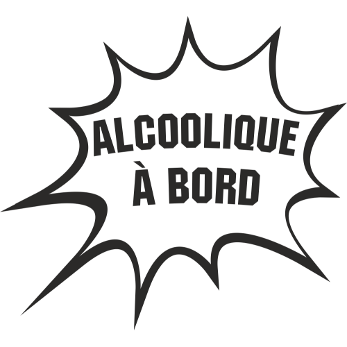 Sticker Humour Alcoolique - ref.12236 | Autocollants-Stickers