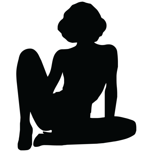 Silhouette Femme Sexy 10 Ref 7051 Autocollants Stickers