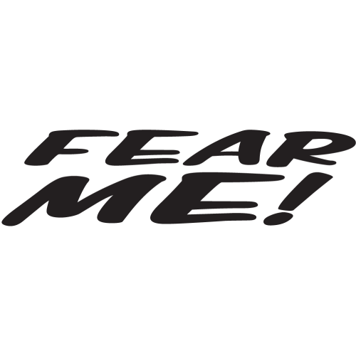 Jdm Fear Me - ref.7812 | Autocollants-Stickers
