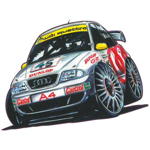 Audi A4_BTCC | Autocollants-Stickers