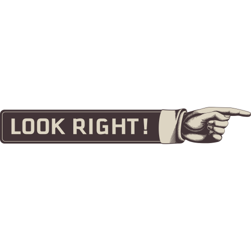 Autocollant Londres Look Right - ref.d10165 | Autocollants-Stickers
