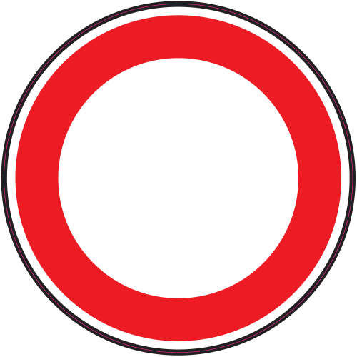 Panneau Interdiction | Autocollants-Stickers