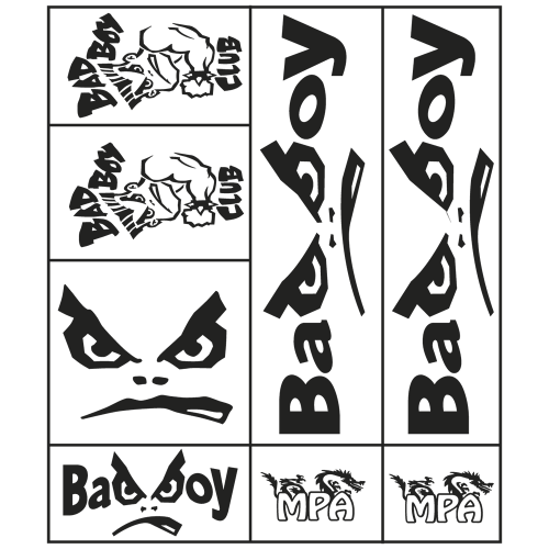 Bad Boy'kit - ref.k006 | Autocollants-Stickers