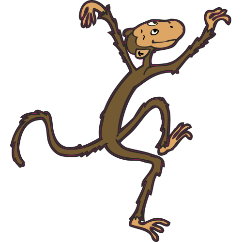 Singe - ref.sa009 | Autocollants-Stickers