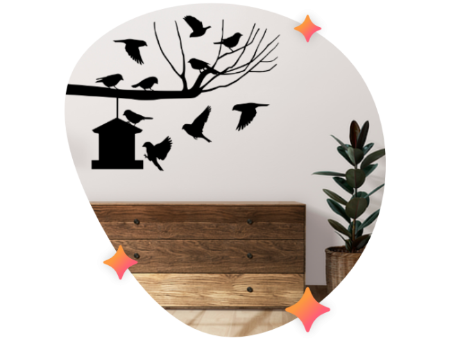 Vente d'autocollant, stickers et décoration adhésive