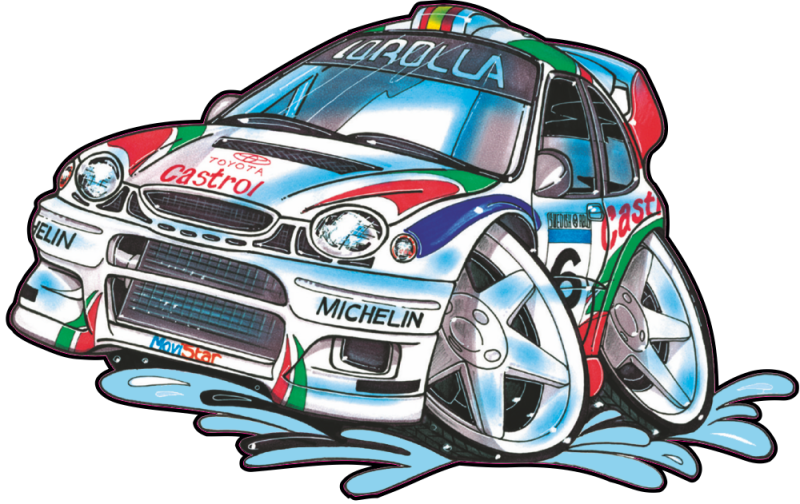 Autocollant 026-Toyota-Corolla-WRC | Autocollants-Stickers