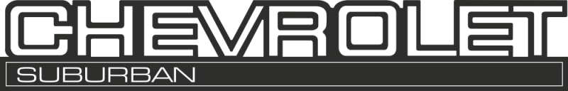 Sticker Chevrolet Suburban - ref.11451 | Autocollants-Stickers