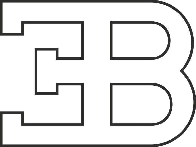 Sticker Bugatti Logo 2 - ref.11672 | Autocollants-Stickers