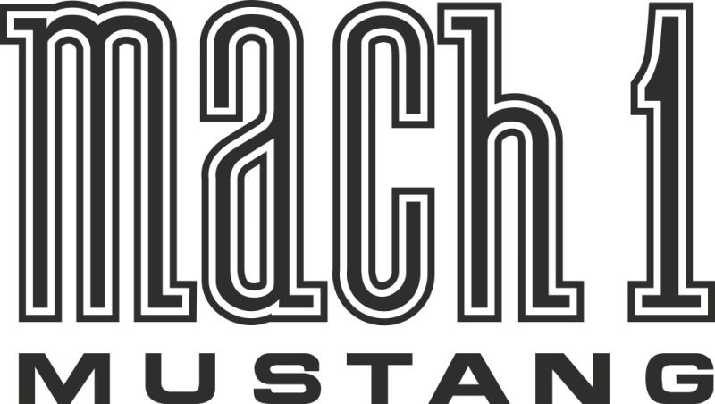 Sticker Mustang Mach1 - ref.11768 | Autocollants-Stickers