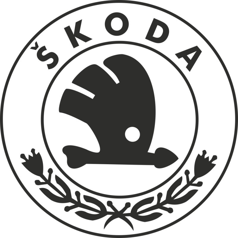Sticker Skoda Logo - ref.11774 | Autocollants-Stickers