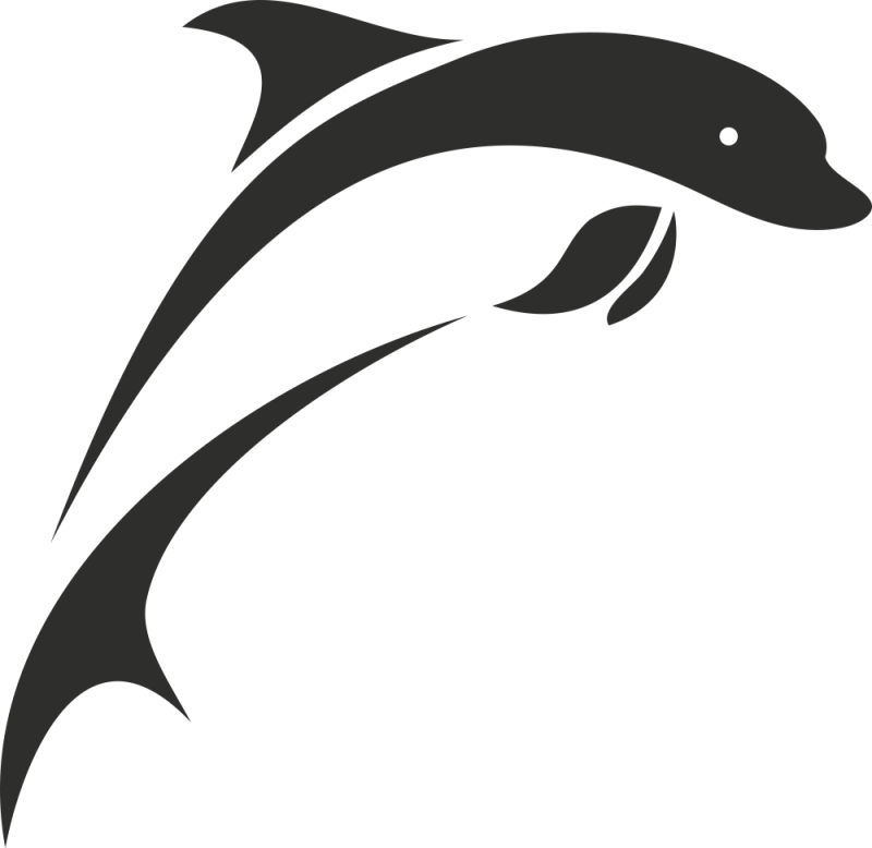 Sticker Dauphin - ref.12208 | Autocollants-Stickers