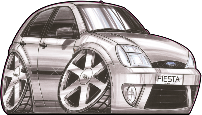 Stickers 1535-Ford-Fiesta - ref.1535-ford-fiesta | Autocollants-Stickers