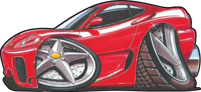 Autocollant 524-Ferrari-F360 | Autocollants-Stickers