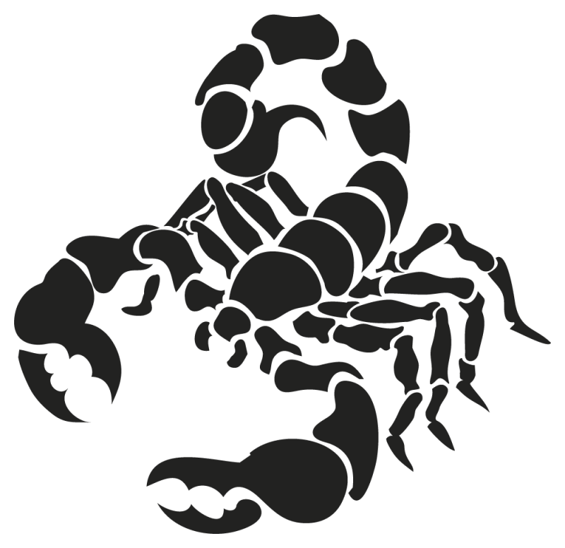 Sticker Signe du Zodiaque Scorpion | Autocollants-Stickers