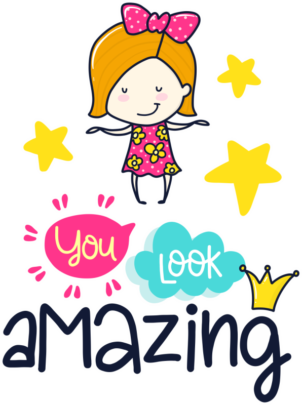 Autocollant You Look Amazing - ref.d10404 | Autocollants-Stickers
