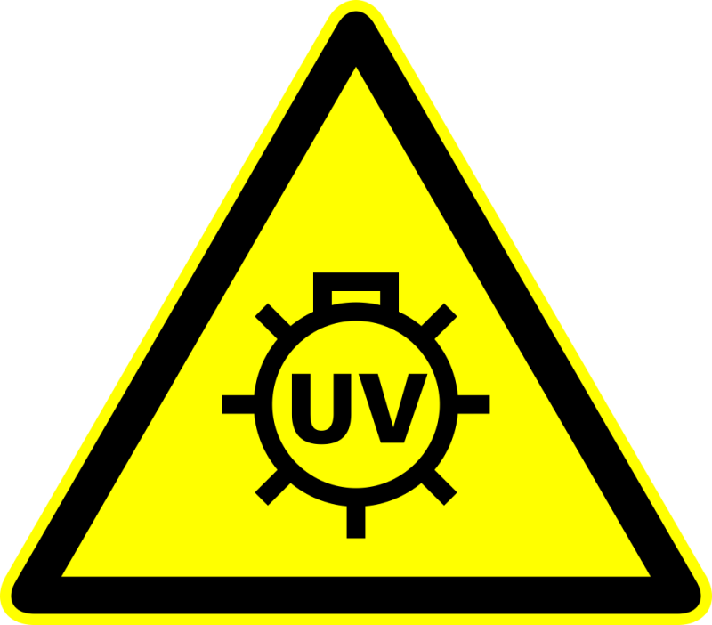 Autocollant Panneau Danger Uv - ref.d10494 | Autocollants-Stickers