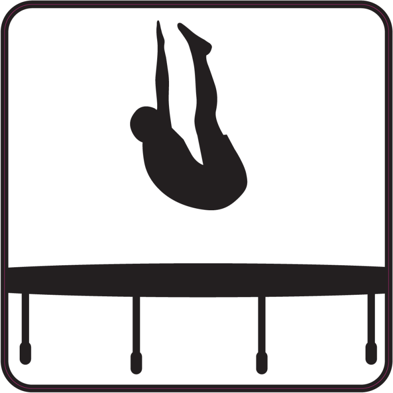 Trampoline B - ref.d6703 | Autocollants-Stickers