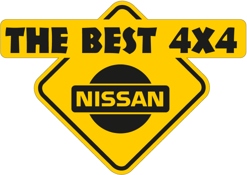 The best 4x4 nissan - ref.dac-504 | Autocollants-Stickers