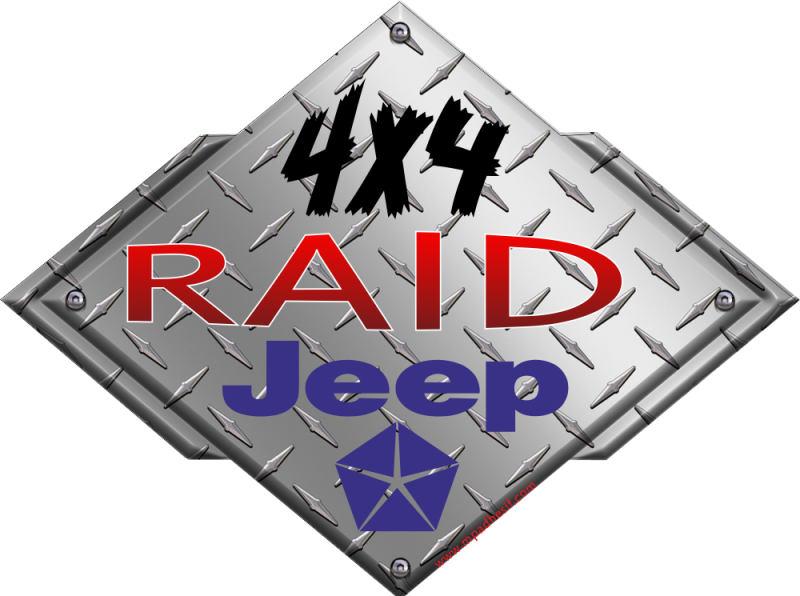 Raid 4x4 jeep - ref.dac-523 | Autocollants-Stickers