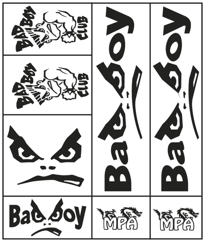 Bad Boy'kit - ref.k006 | Autocollants-Stickers
