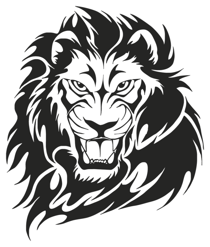 Stickers Lion - ref.si121 | Autocollants-Stickers
