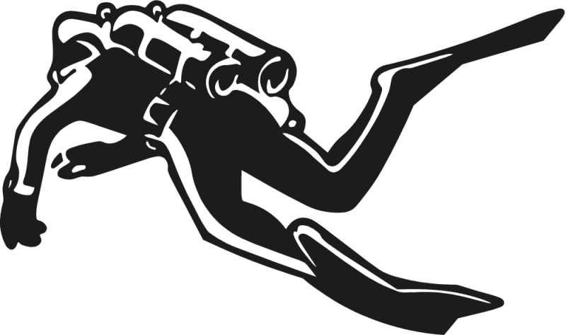 plongeur | Autocollants-Stickers