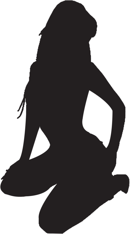 Silhouette Femme Sexy 24 Autocollants Stickers