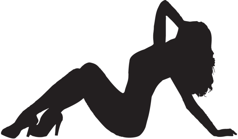 Silhouette Femme Sexy 57 Autocollants Stickers