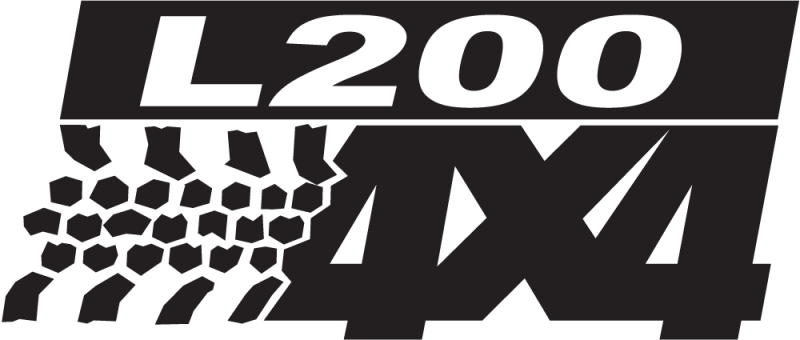 Logo 4x4 L200 | Autocollants-Stickers