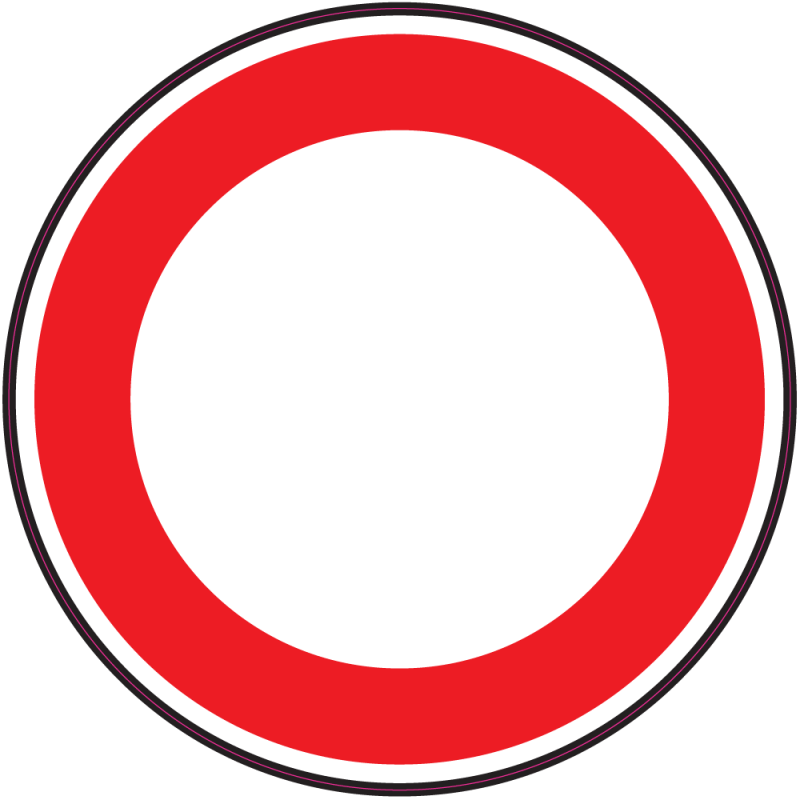 Panneau Interdiction | Autocollants-Stickers